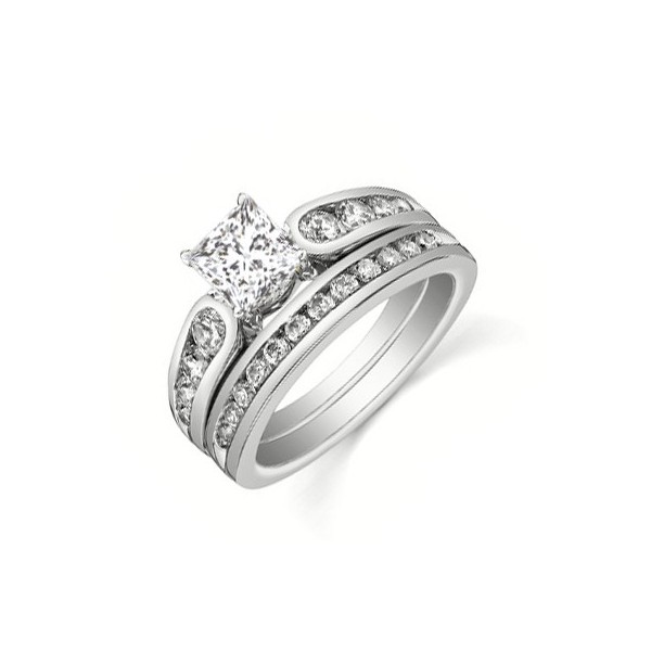 Affordable Diamond Bridal Set On - JeenJewels
