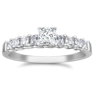 Inexpensive Diamond Engagement Ring - JeenJewels